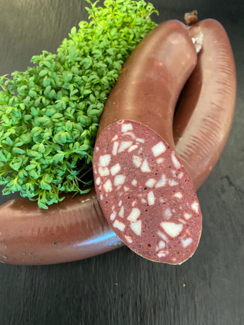 Blutwurst | Stück | 370g | E.F. Fleischerei Geier